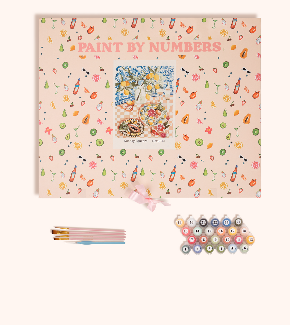 Paint like Frida | Cute, fun and easy Paint by Numbers kits!