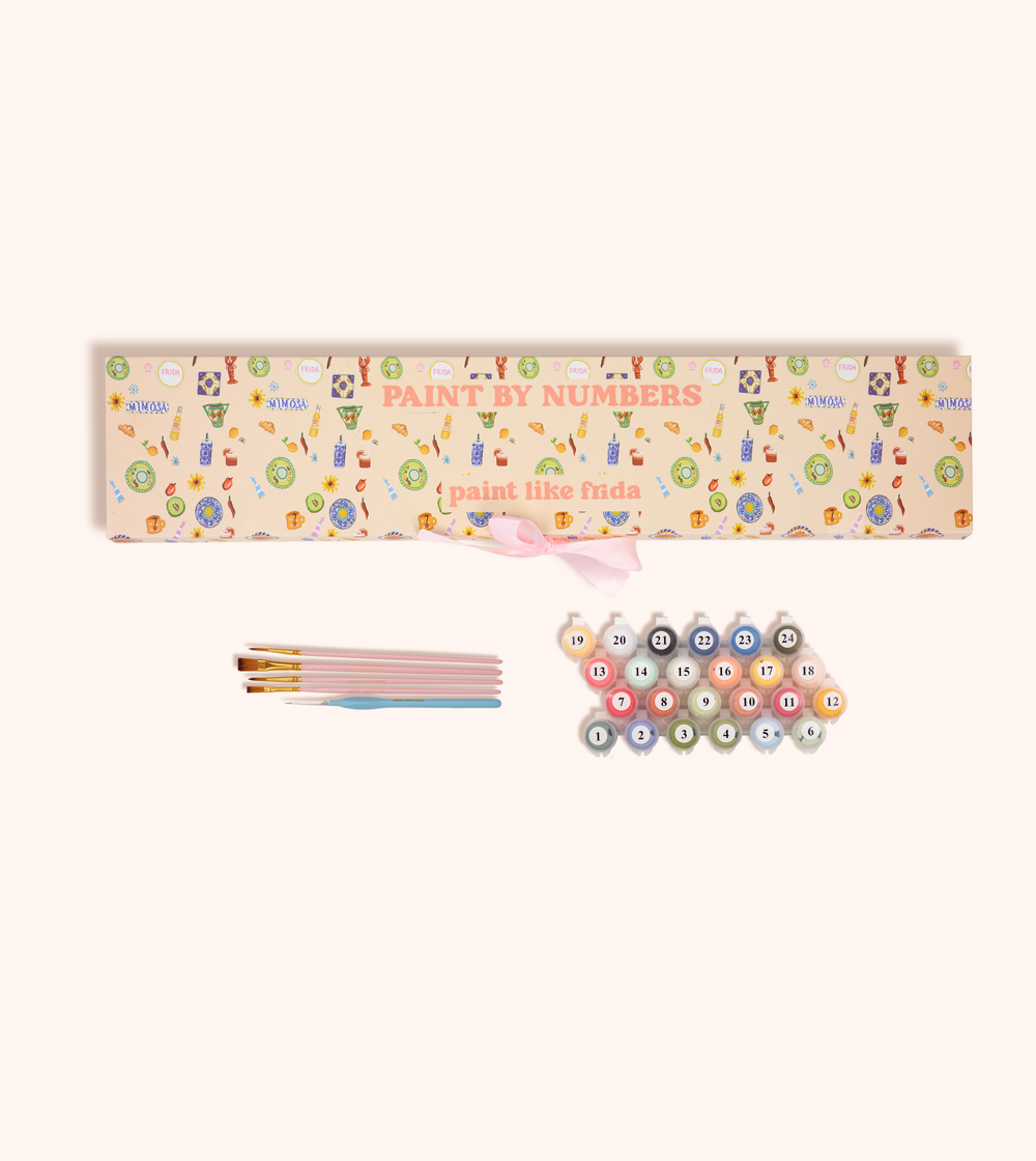 Paint like Frida | Cute, fun and easy Paint by Numbers kits!